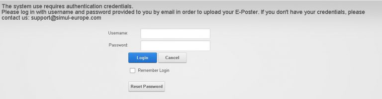 ePoster Display Guidelines (Landscape) - Simul Europe GmbH